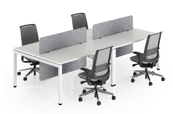 Best Office Workstation Cluster of 4 Seater | Top Workstation Supplier Malaysia | Wholesaler ...